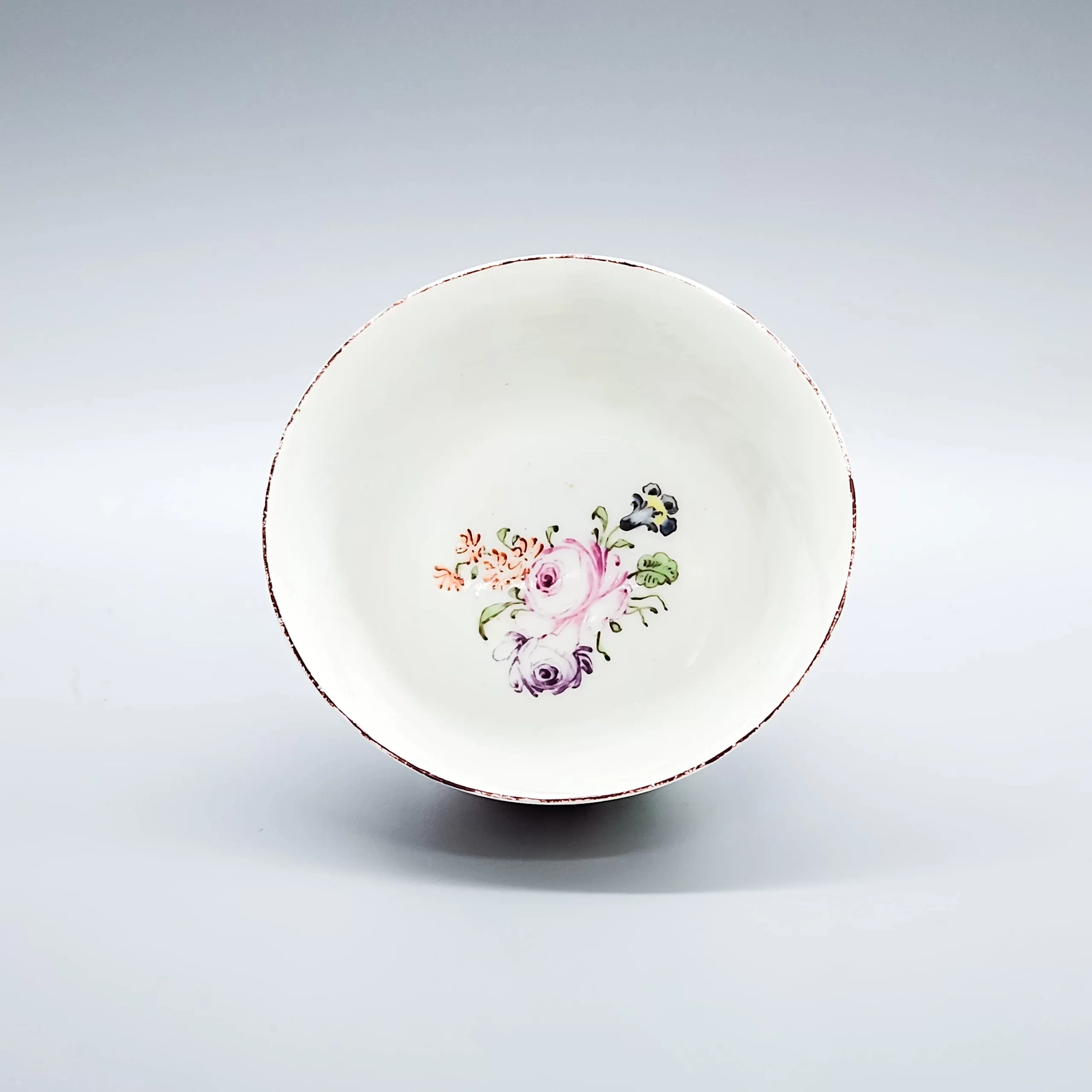 A Longton Hall teabowl, circa 1755 - Jill Gosling Ceramics