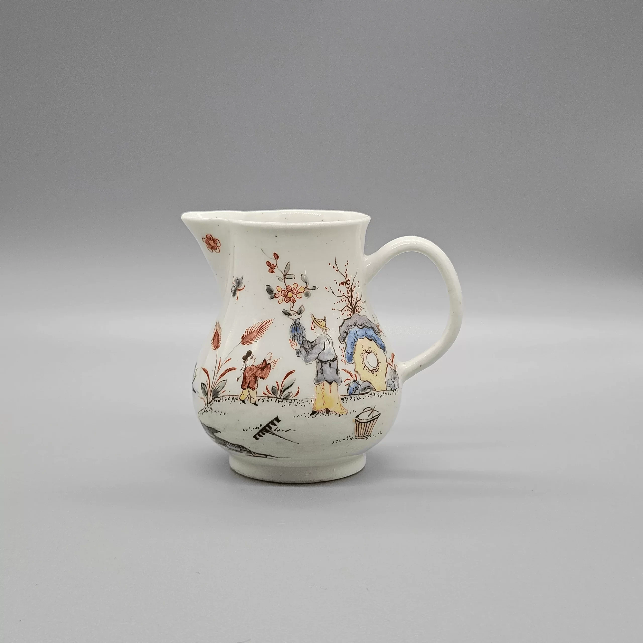 A fine Bow cream jug with plain loop handle, circa 1753-55 - Jill ...